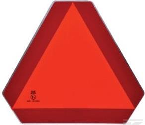 Triangle signalétique rouge